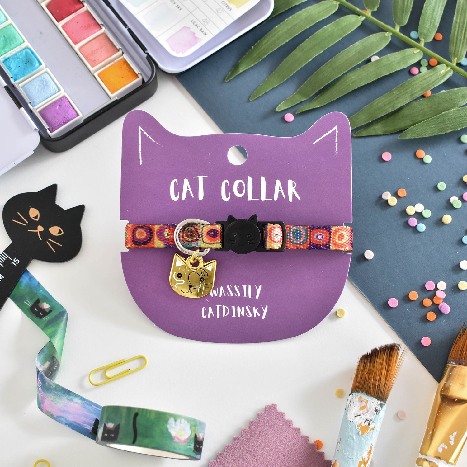 Wassily Catdinsky Artist Cat Collar – Niaski