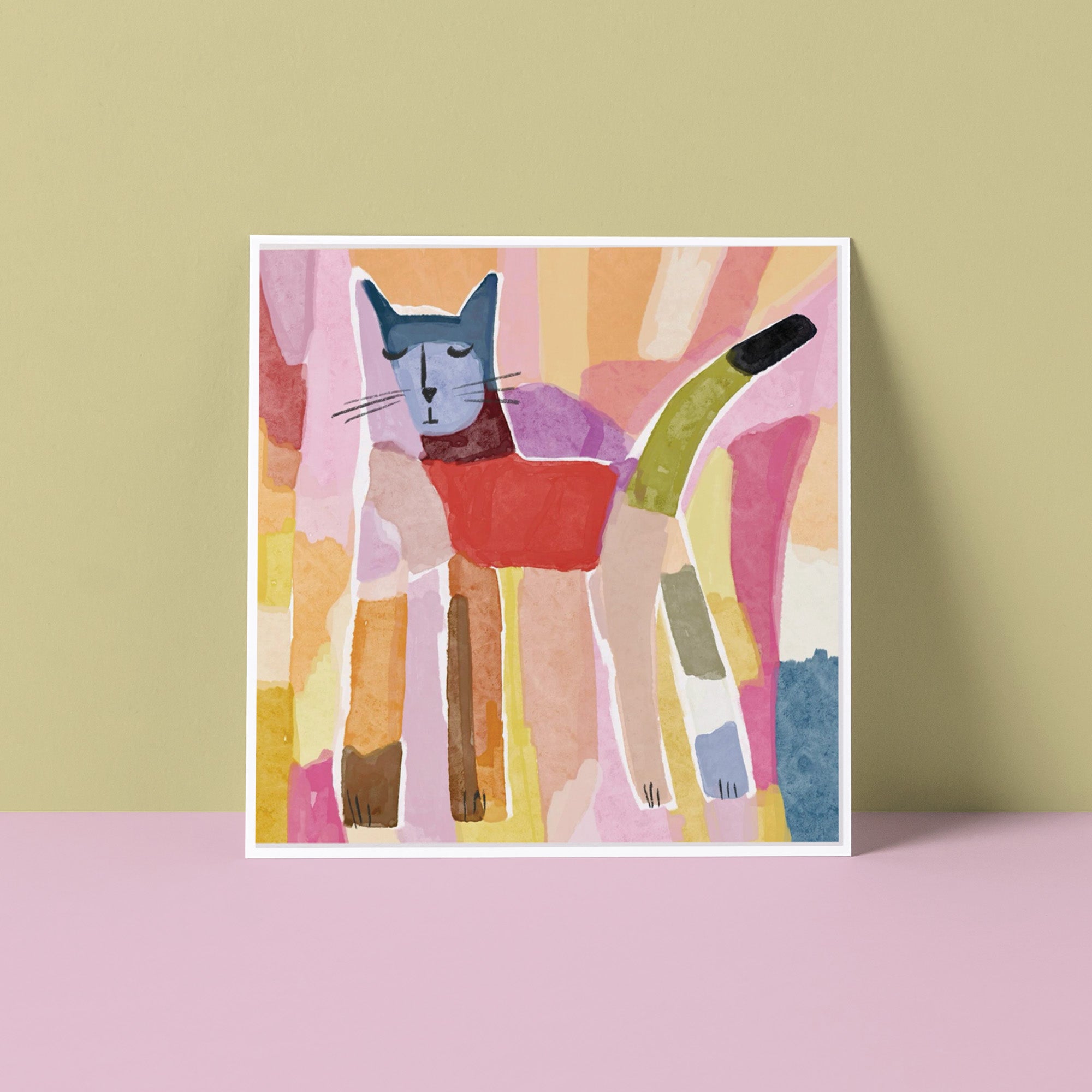 Paw Klee Abstract 1915 Card – Niaski